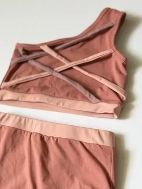 Evie’s studio | Costumes | Evies Studio Girls Oneshoulder Dance Set In ...